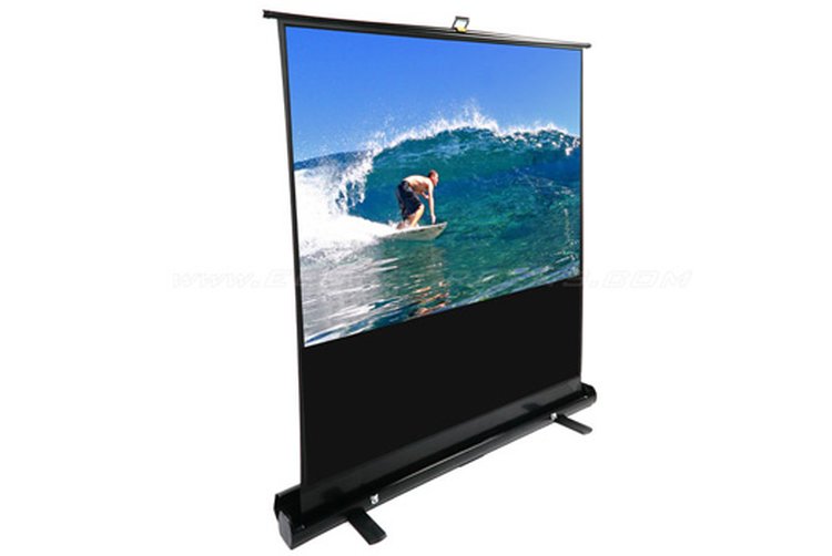 Elite Premium Pull Up Projector Screen with Scissor-Backed support - f ...